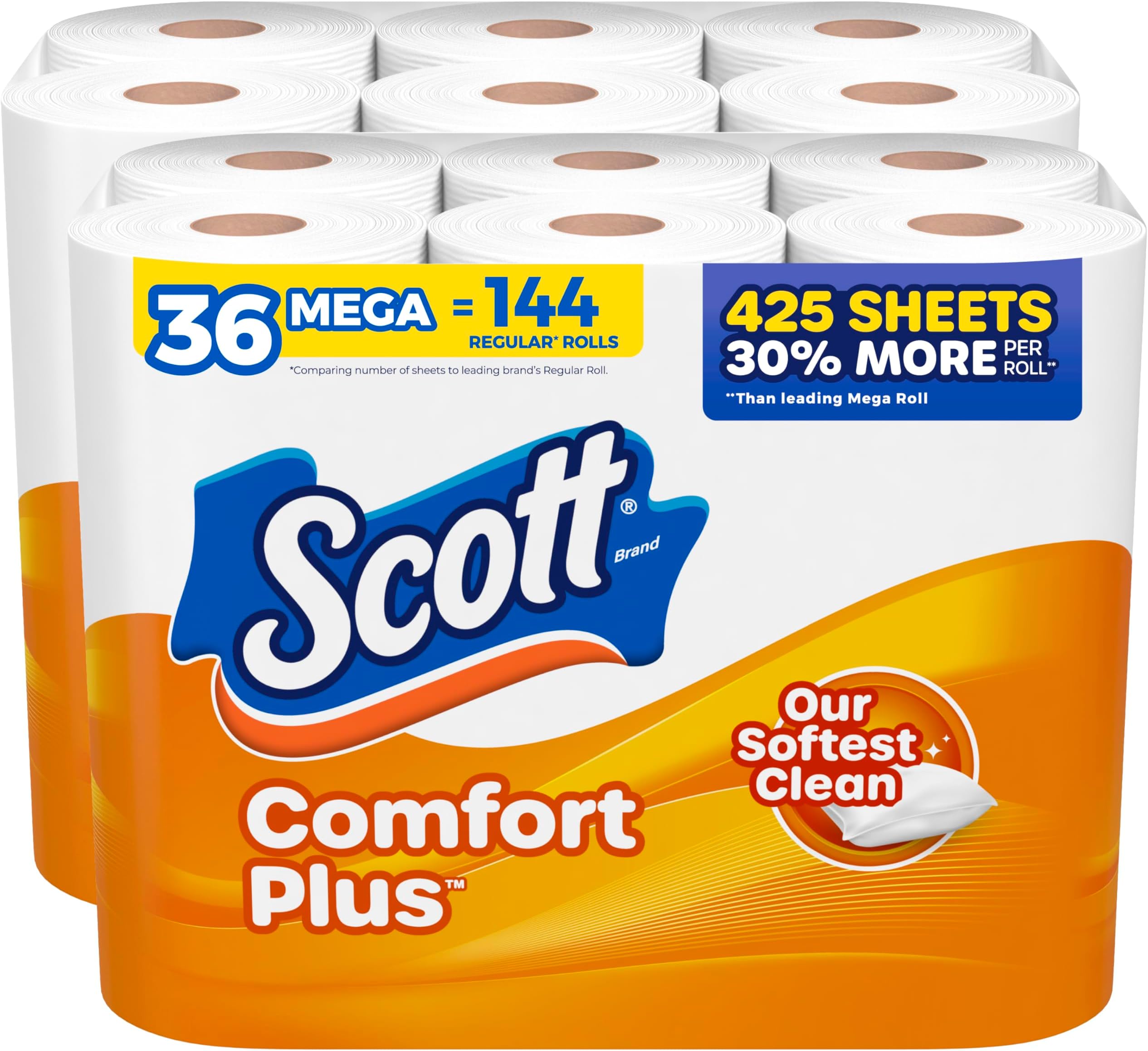 Amazon.com : Scott 1000 Sheets Per Roll, 8 Toilet Paper Rolls, Bath ...