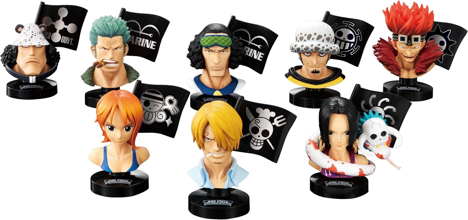 Amazon.com: One Piece Greatdeep Head Bust collection Part 2 (Case of 6 ...