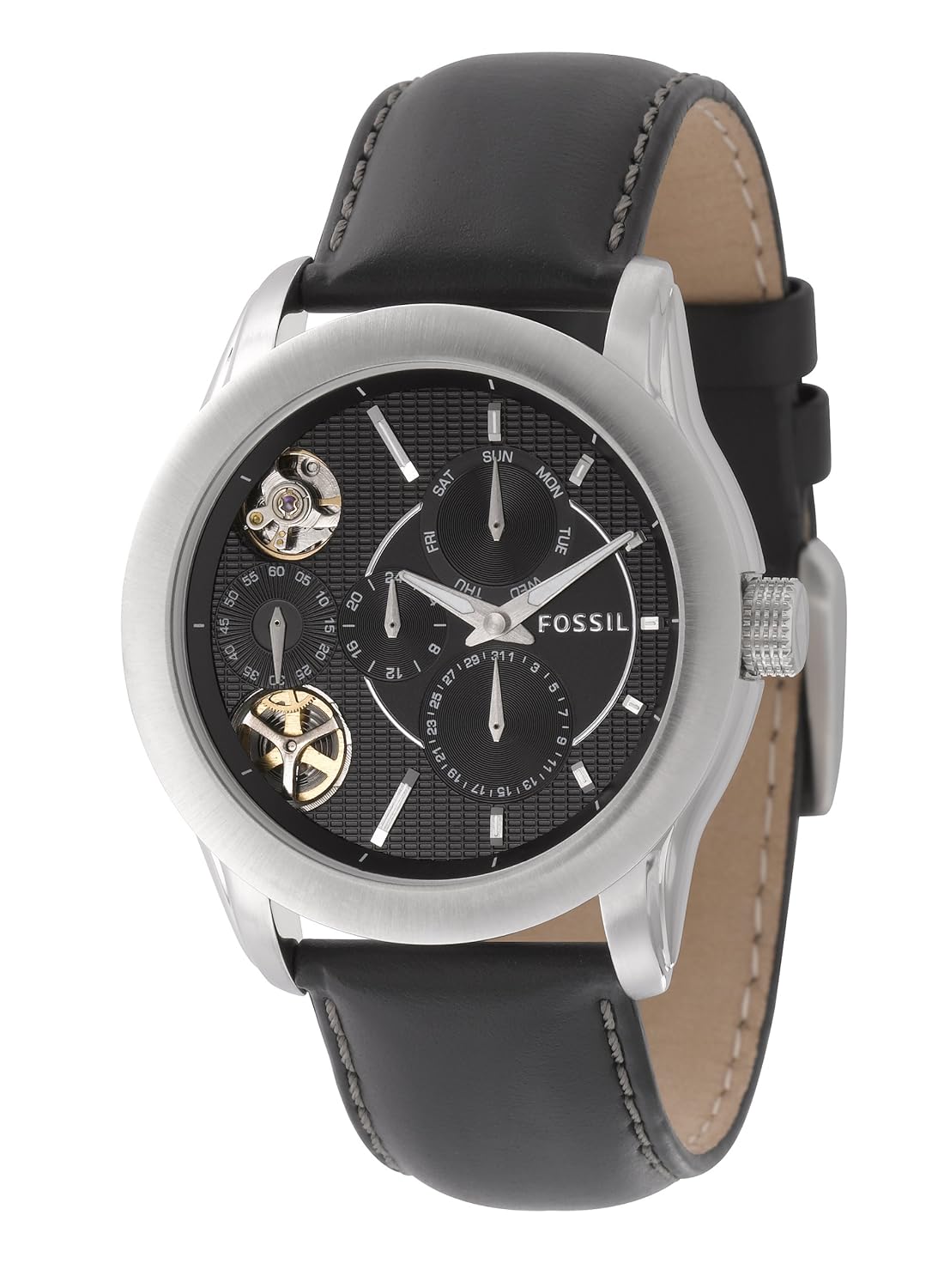 Fossil Twist Chronograph Black Dial Men's Watch-ME1079 : Amazon.in: Fashion