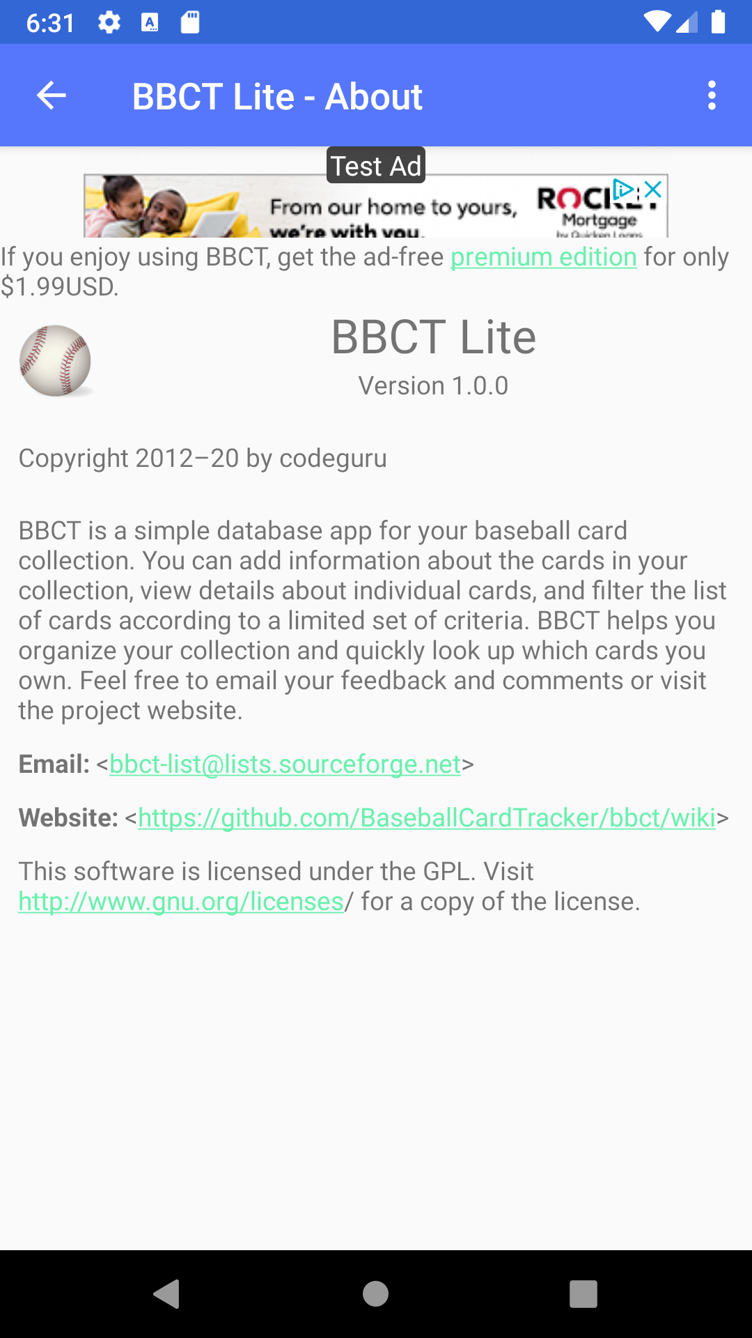 Baseball Card Tracker Lite - App on Amazon Appstore
