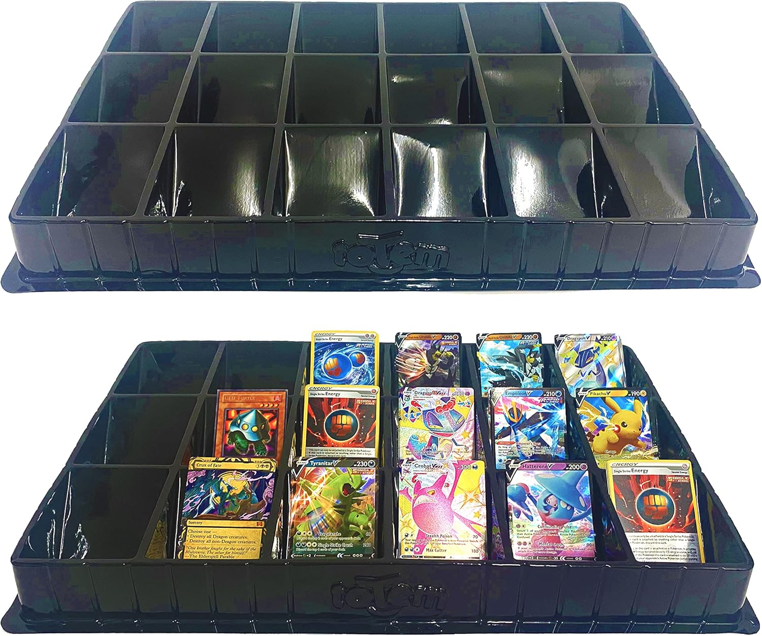 Amazon.com: Totem World 18 Slot Trading Card Sorting & Dealer Tray 2 ...