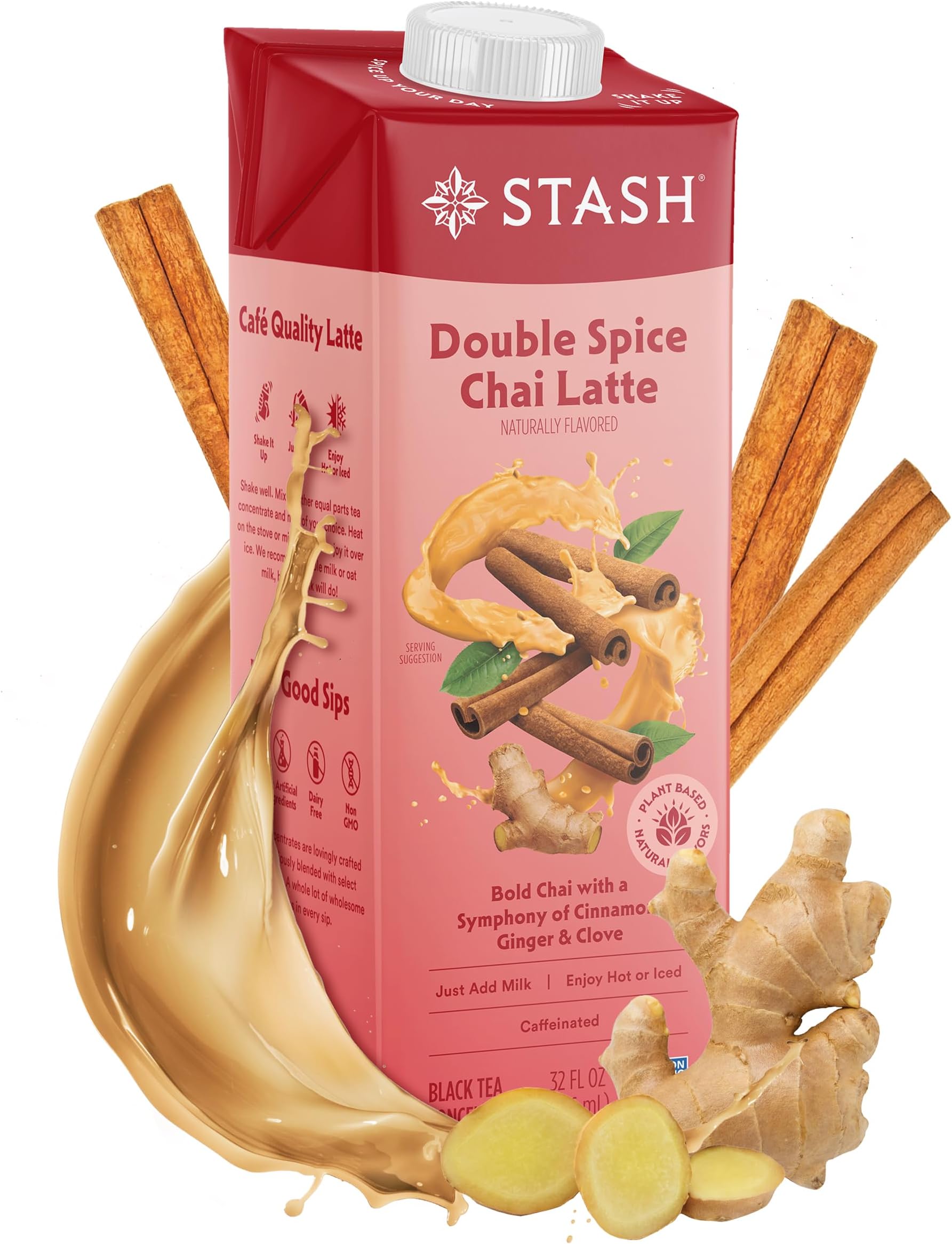 Amazon.com : TAZO Skinny Chai Latte Concentrate, Black Tea Concentrate ...