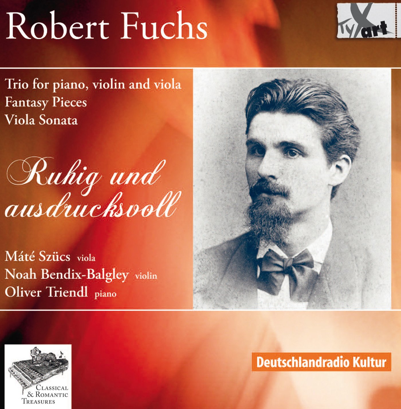 Fuchs: Trio for Piano, Violin and viola / Fantasy Pieces / Viola Sonata ...
