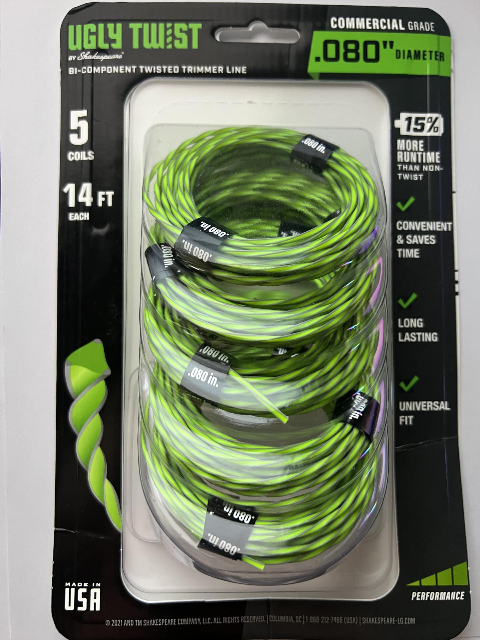 Amazon.com : Shakespeare Ugly Twist Commercial Grade Twisted Trimmer ...