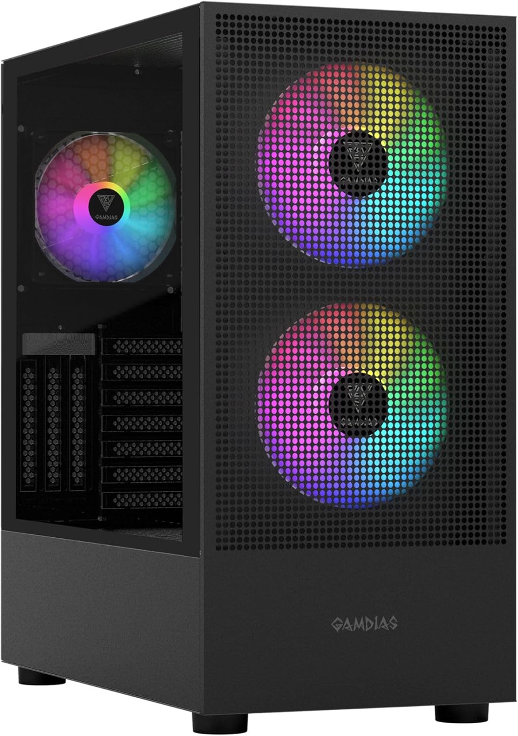 Amazon.com: Gamdias E-ATX Mid Tower Gaming Computer Case, Tempered ...