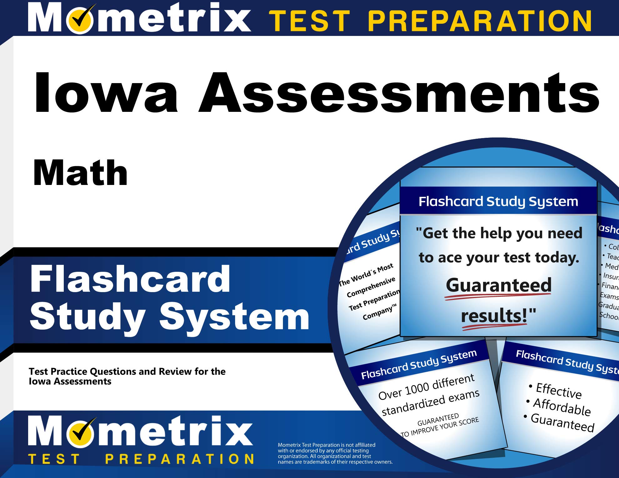 Iowa Assessments Math Flashcard Study System: IA Test Practice ...