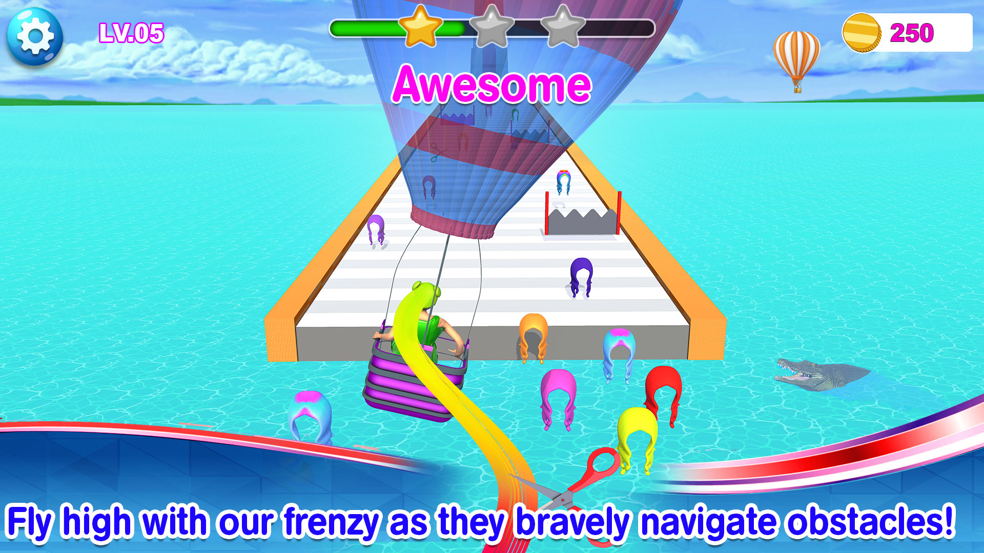 Hair growth cheerleader - Long hair race & hair masks (Frenzy Hair Game ...