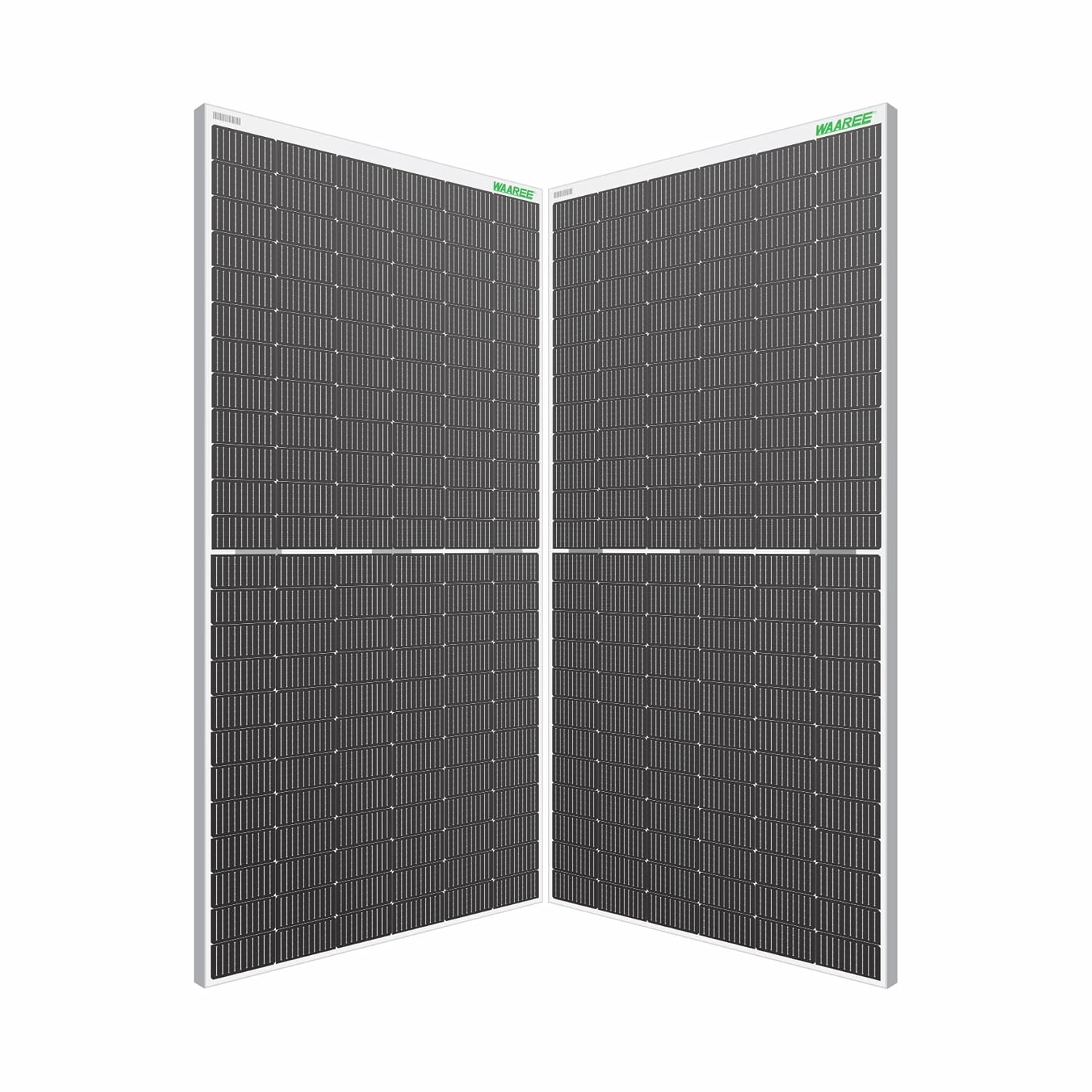 WAAREE DCR Solar Panel 525-540 Watt 144 Cells Framed Dual Glass Mono ...