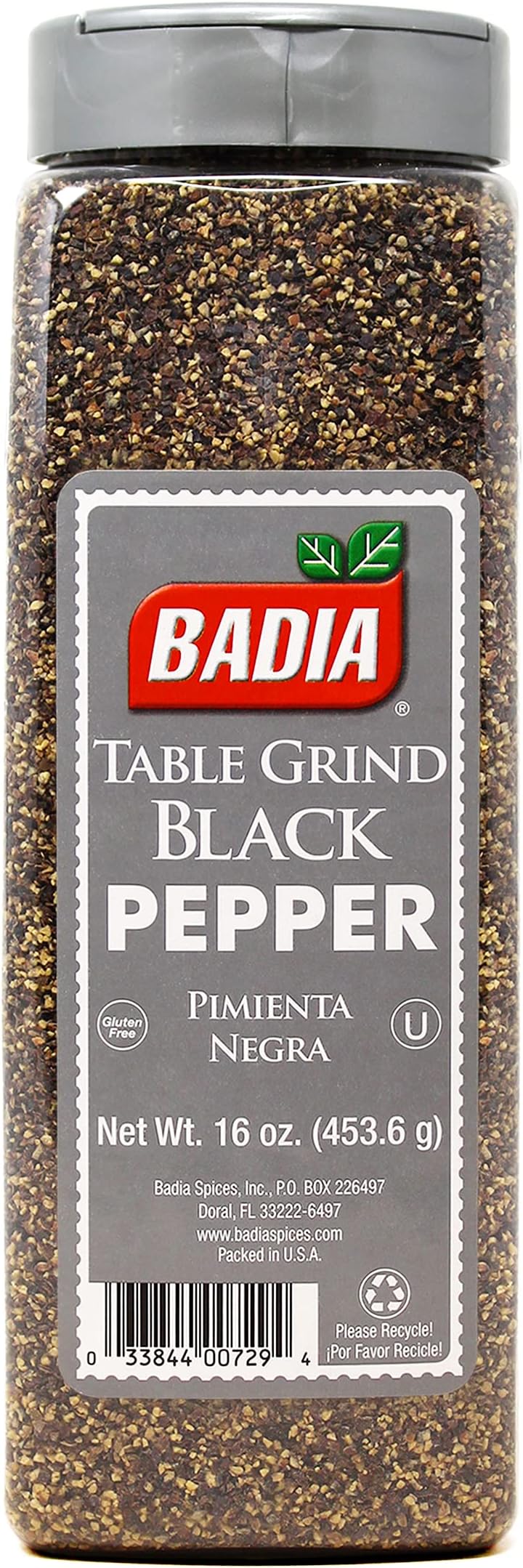 Amazon.com : Badia Black Pepper Ground Fine, 16 Ounce : Grocery Tea ...