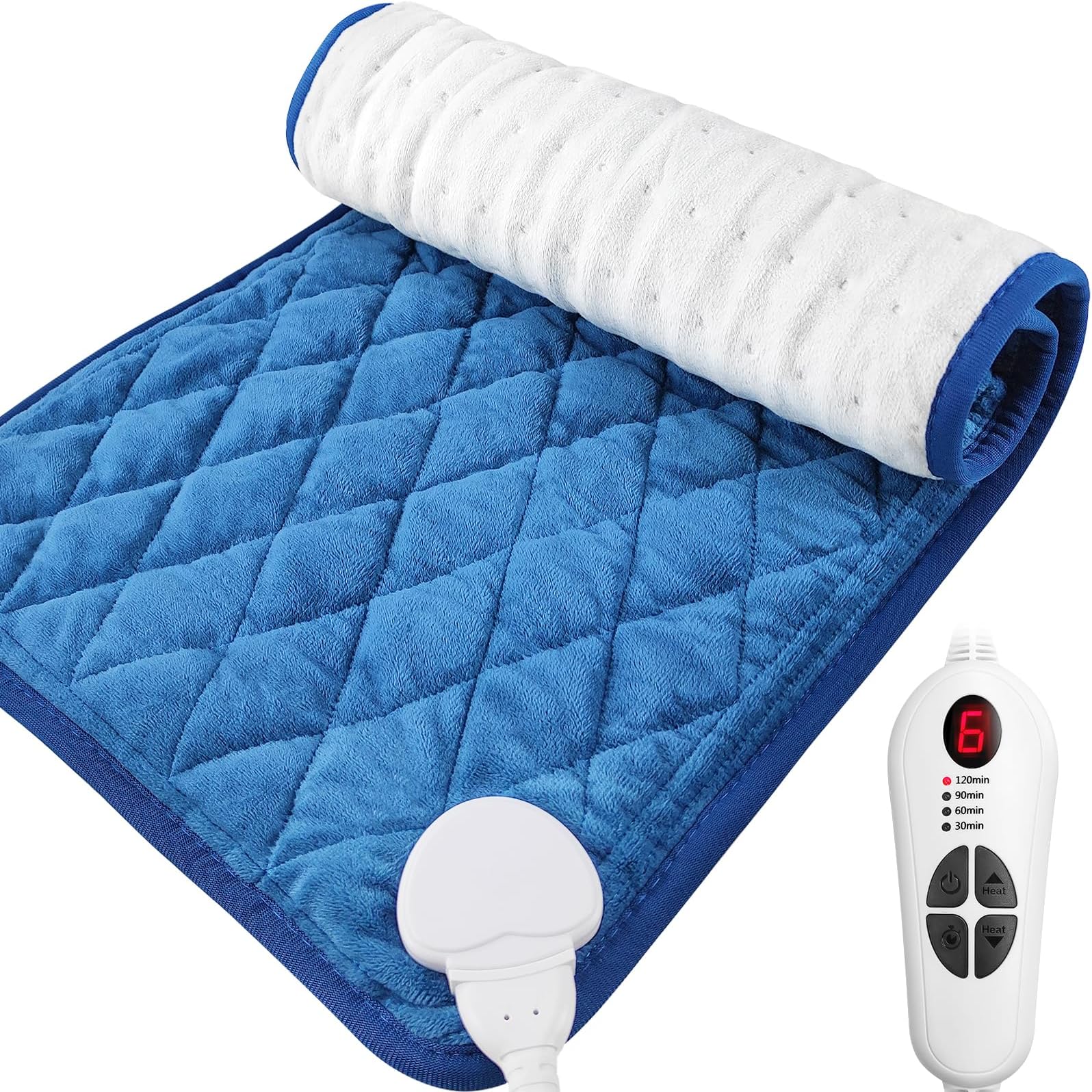 Amazon.com: DIZA100 Full Weighted Heating Pad, 2.4lb Electric Heating ...