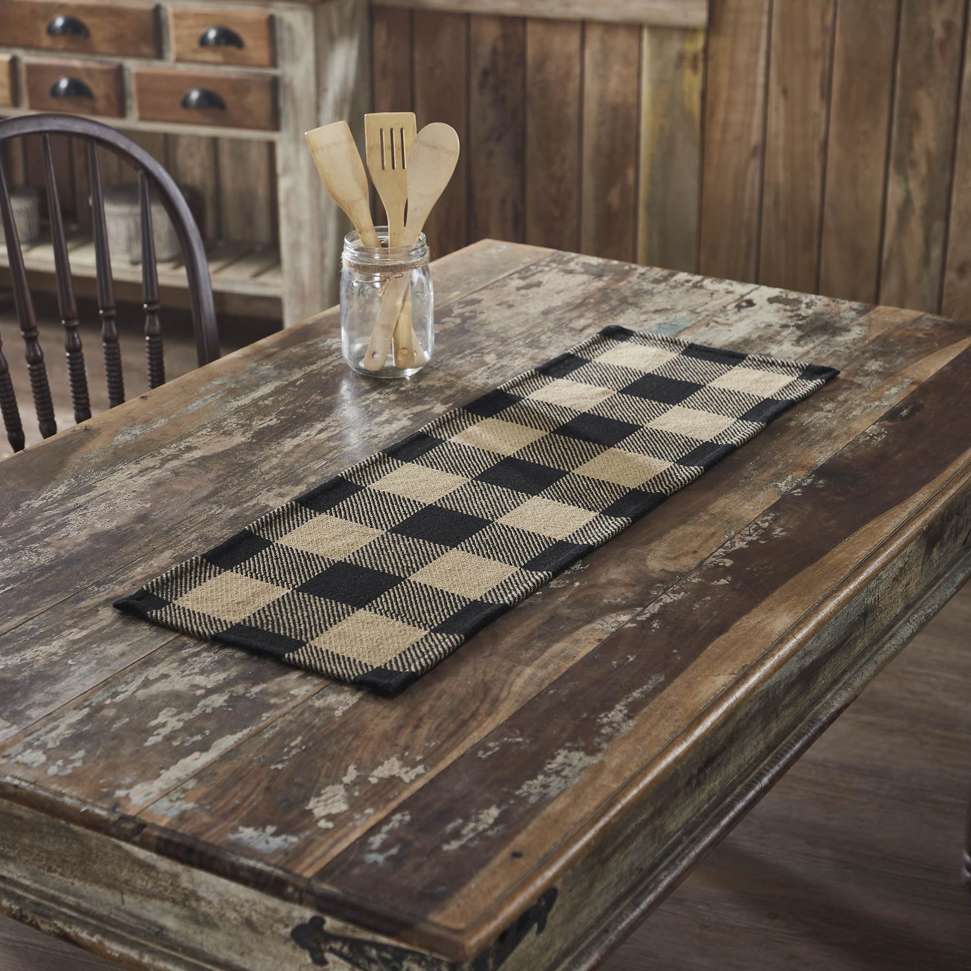 Amazon.com: VHC Brands Runner 12x36, Cotton Dining Room, Kitchen Table ...