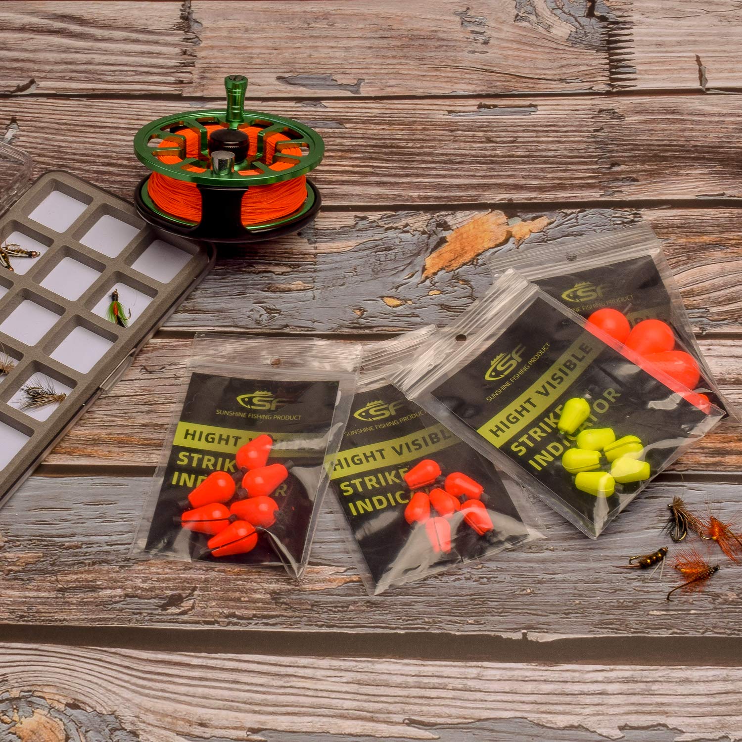 Snapklik.com : Fly Fishing Strike Indicator Foam Material Teardrop ...