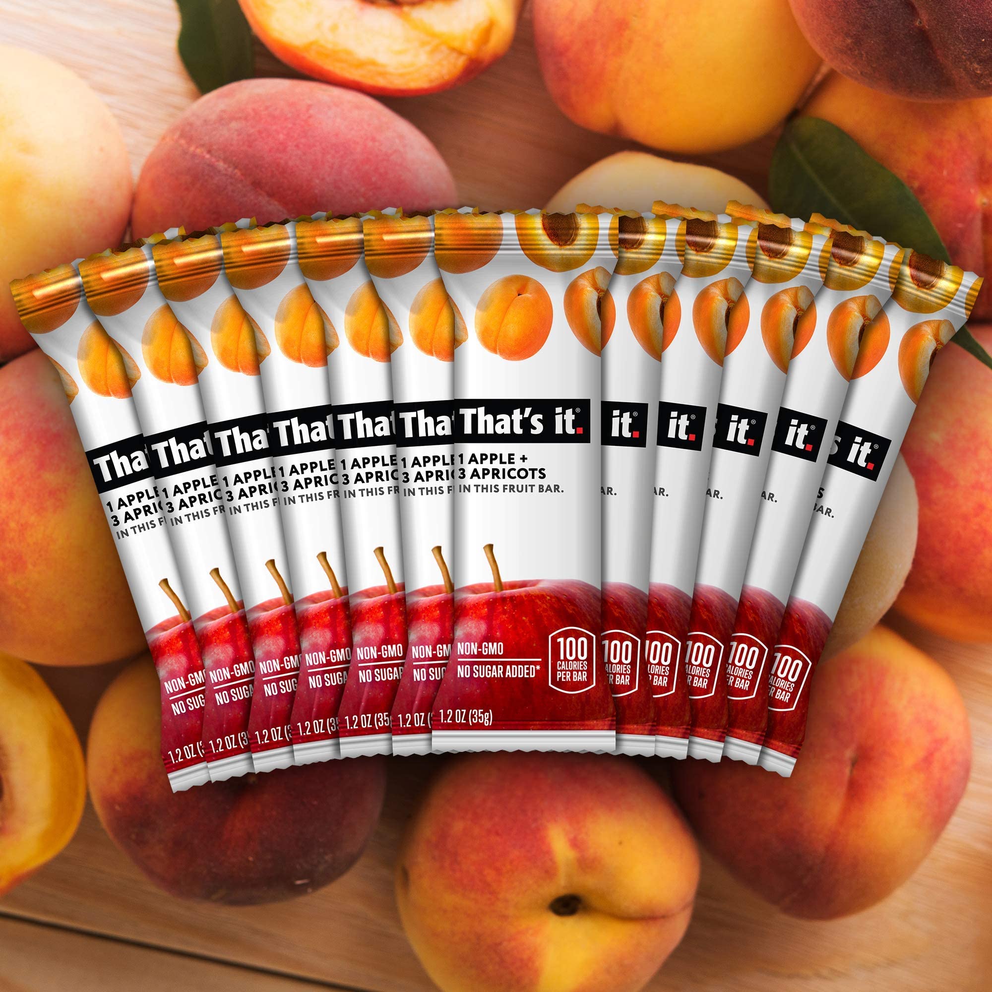 Snapklik.com : Thats It Apple + Apricot 100% Natural Real Fruit Bar ...