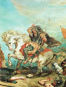 Delacroix Attila and His Horses Overrun Italy and tha Arts detail 1843 ...