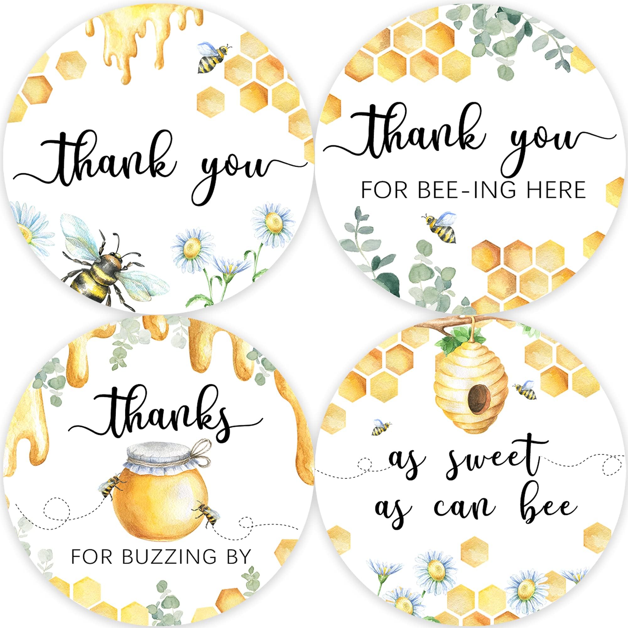 Amazon.com: 2" Round Thank You for Beeing Here Stickers - Set of 40 ...