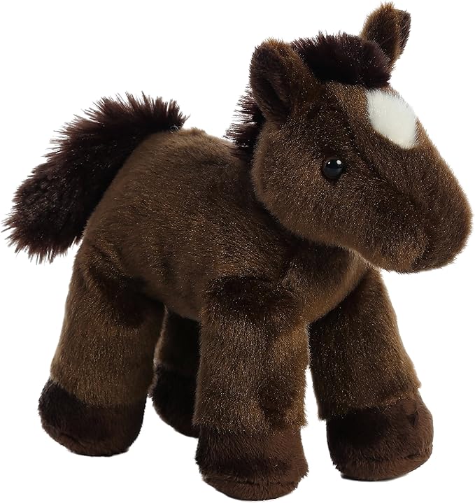Amazon.com: Aurora® Adorable Mini Flopsie™ Chestnut™ Stuffed Animal ...