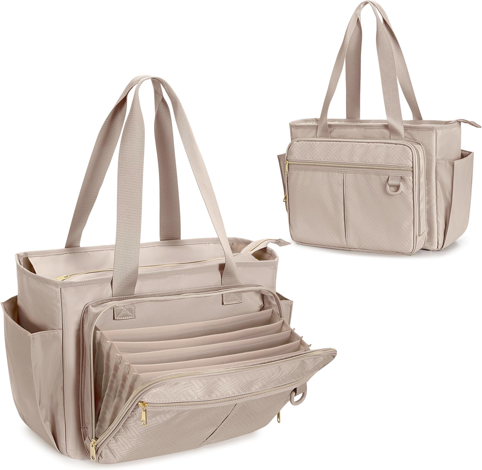 Quilted Laptop Tote Quilted Teacher Tote Bag - Large Waterproof Work ...