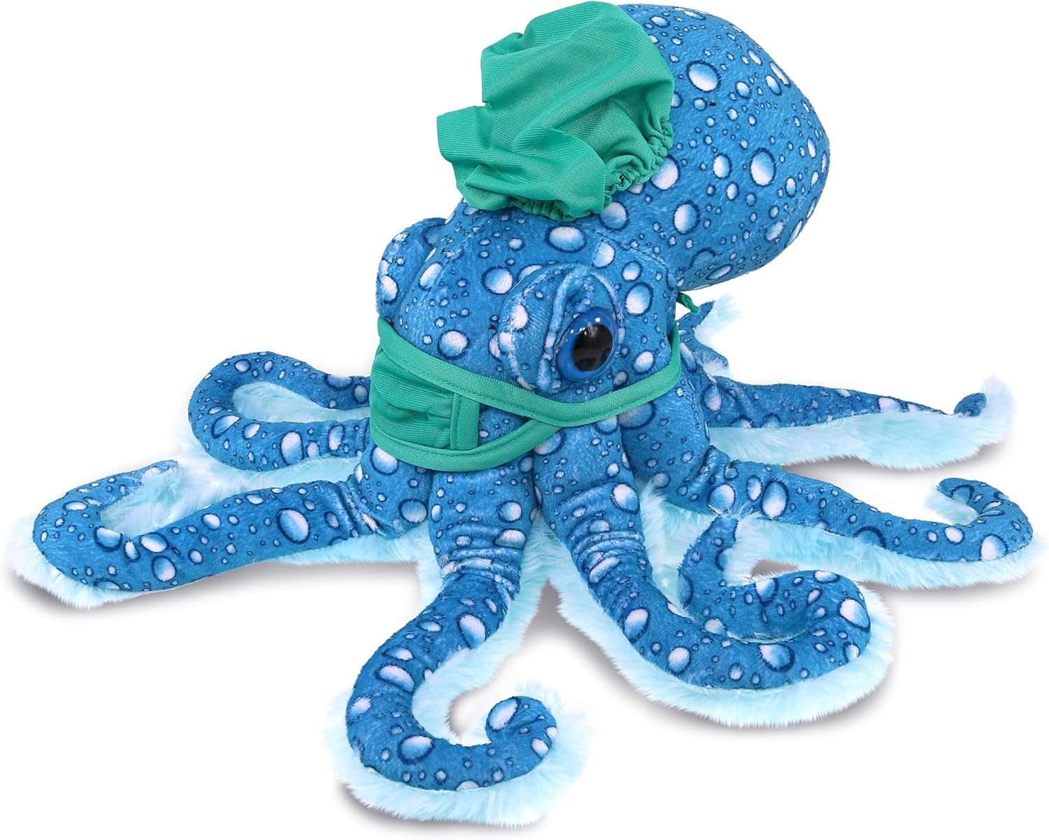 Amazon.com: DolliBu Blue Octopus Doctor Plush Toy - Super Soft Octopus ...