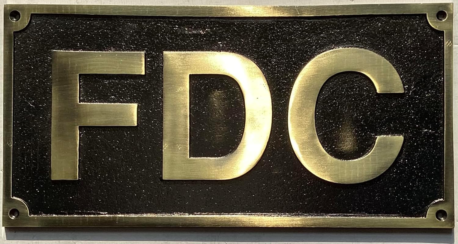 Amazon.com: Cast Aluminum Sign - cast bronze color/cast brass color ...