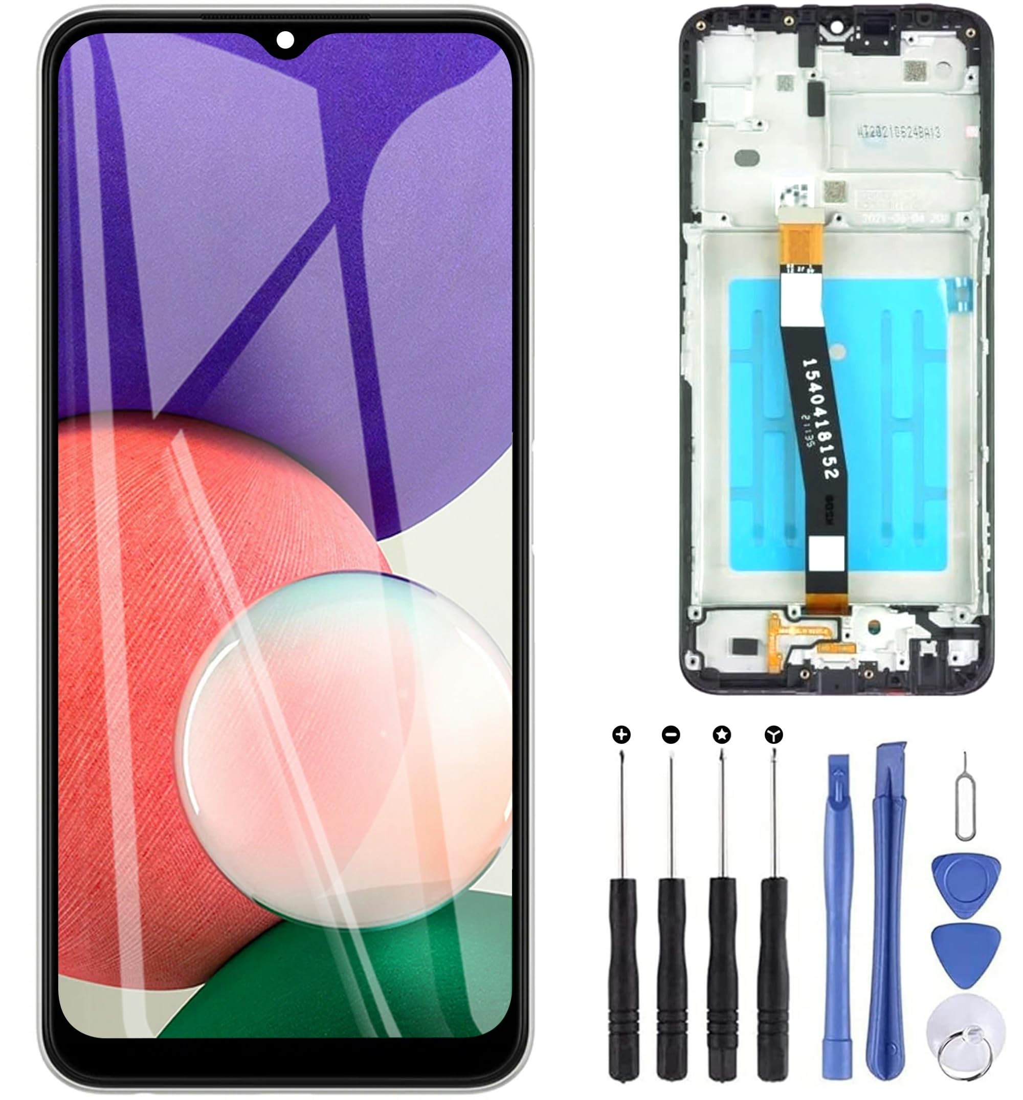 ZOETEC A22 LCD Screen Replacement Compatible with Samsung Galaxy A22 5G ...