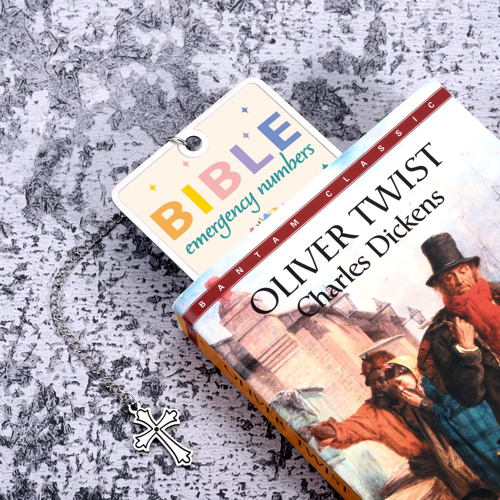 Snapklik.com : Baptism Gifts For Girl Bible Emergency Numbers Bookmark ...