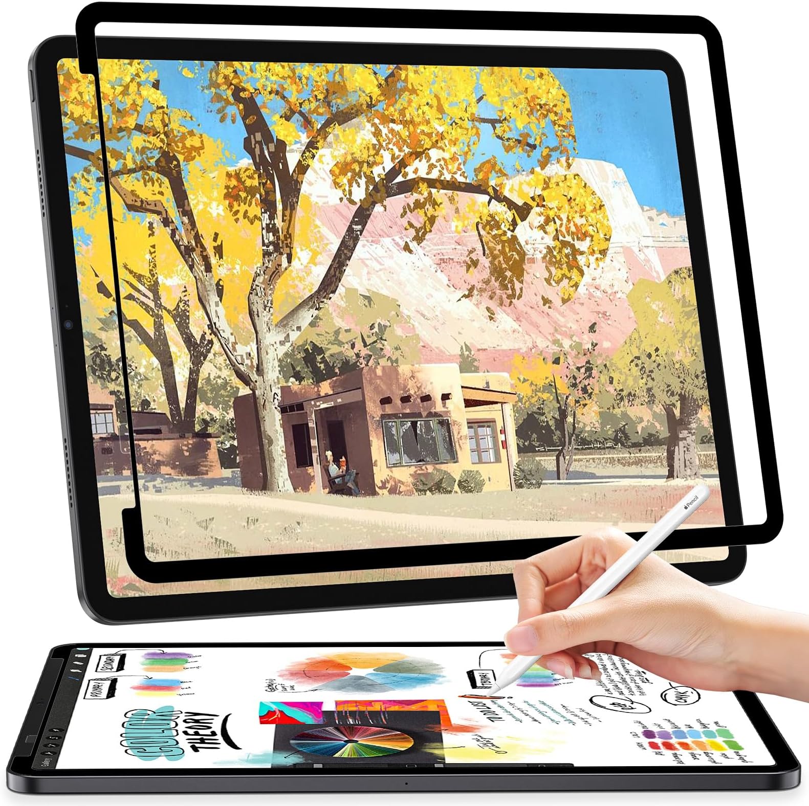 Amazon.com: Magnetic Paper Screen Protector for iPad Air 11-inch 2024 ...