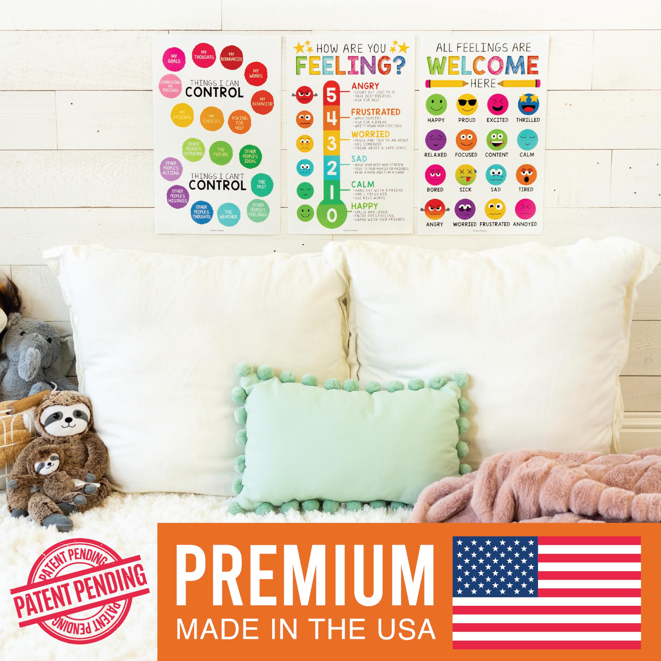 Snapklik.com : 4 Colorful Feelings Chart For Kids Emotions Chart For ...