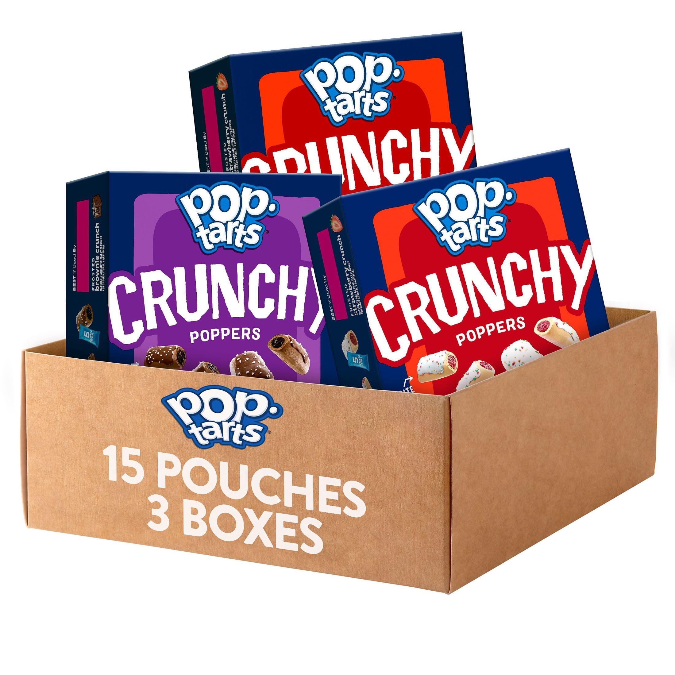 Amazon.com: Pop-Tarts Crunchy Poppers Crunchy Filled Snack Pieces, Kids ...