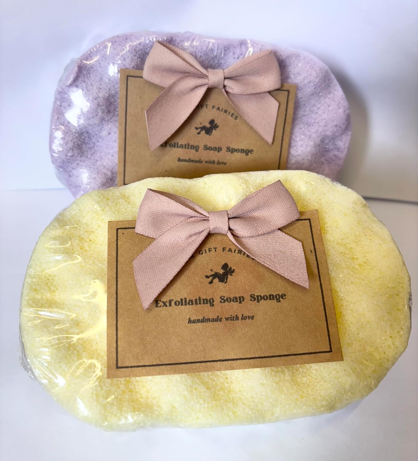 Designer fragranced soap Sponge exfoliating soap Filled Sponge bomd ...
