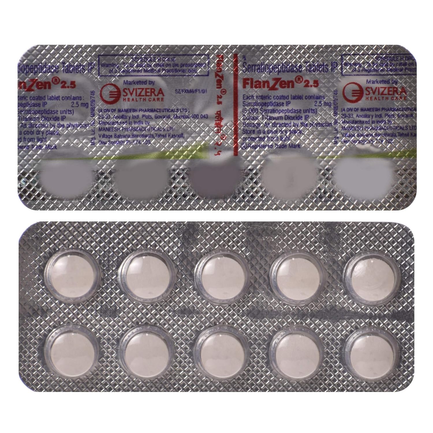 Flanzen 2.5 - Strip of 10 Tablets : Amazon.in: Health & Personal Care