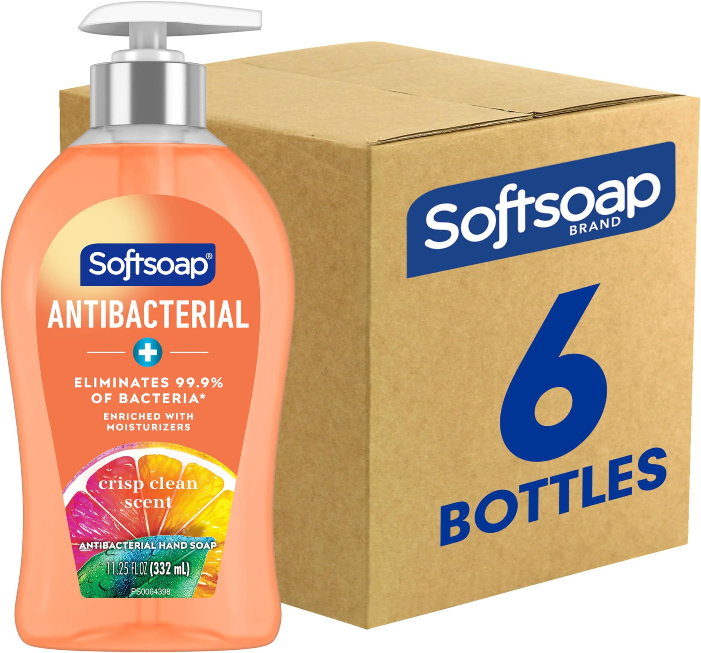 Amazon.com : Softsoap Antibacterial Liquid Hand Soap Refill, Crisp ...