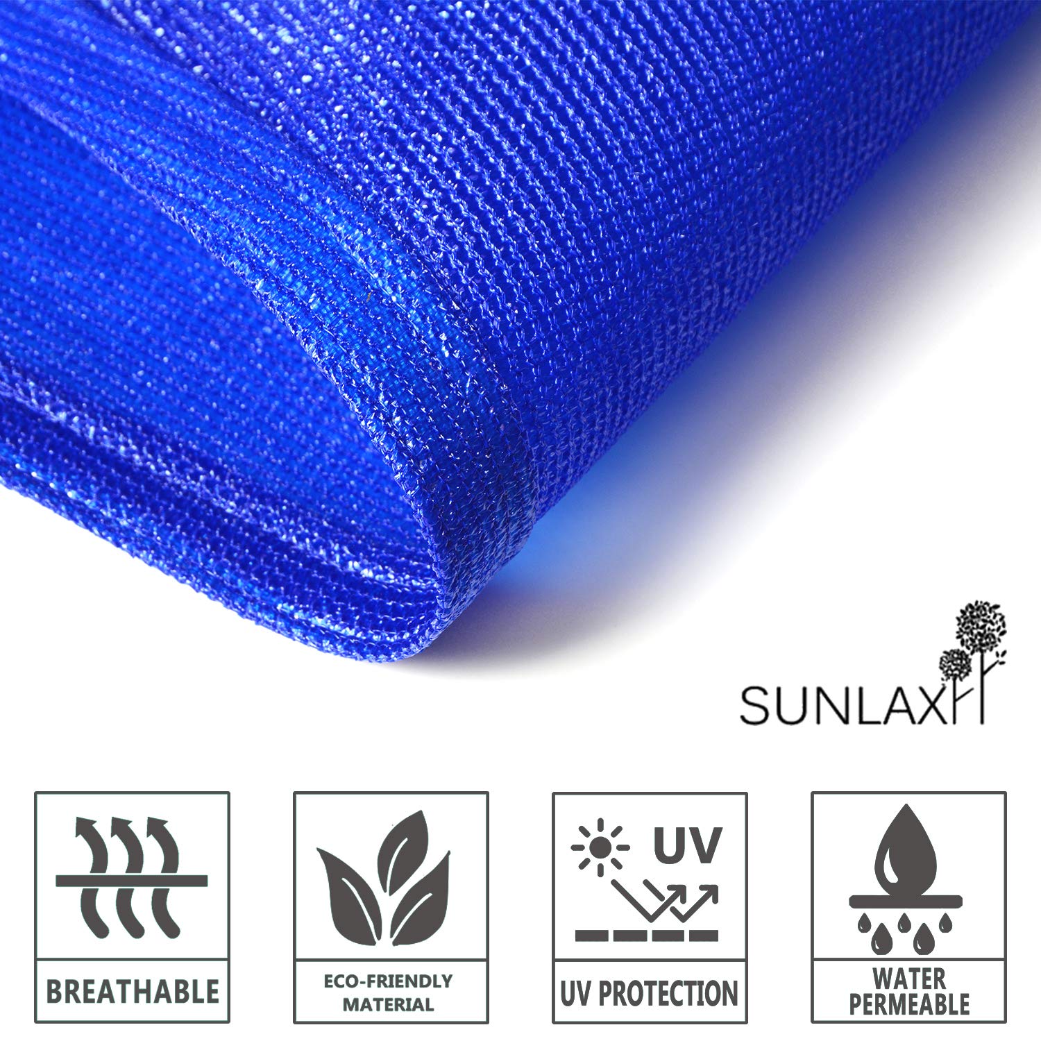 Snapklik.com : Sun Shade Sail,16x 16x 22 Blue Right Triangle Canopy ...