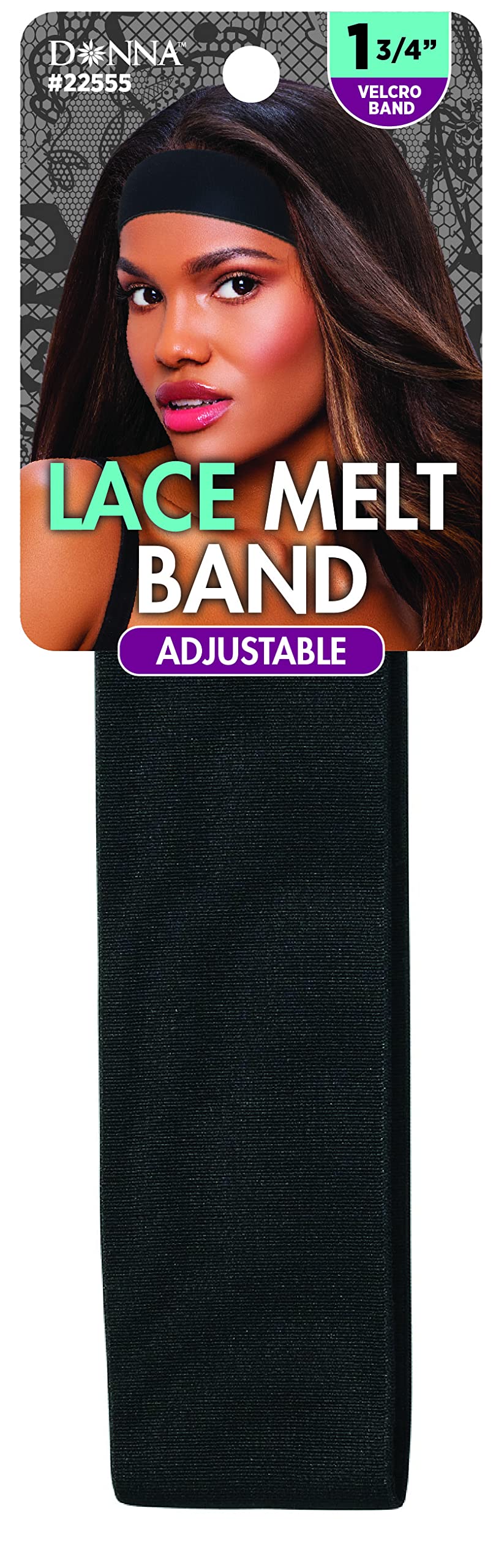 Amazon.com : DONNA Adjustable Lace Melt Band, Comfortable Non Slip ...