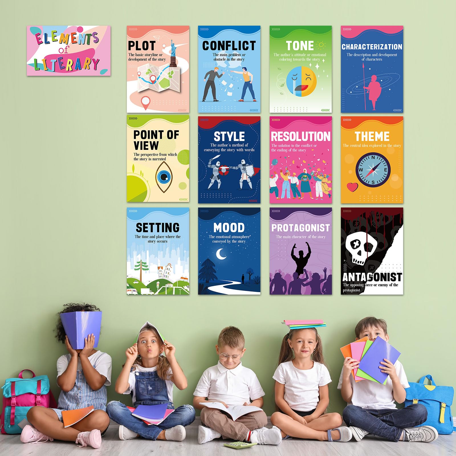 Story Elements Bulletin Boards Educational Literary Genres Bulletin