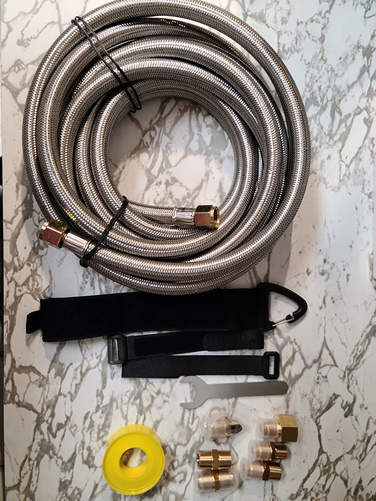 Amazon.com : GardenNow Upgraded Propane Brass 4 Port Tee Kit Propane ...