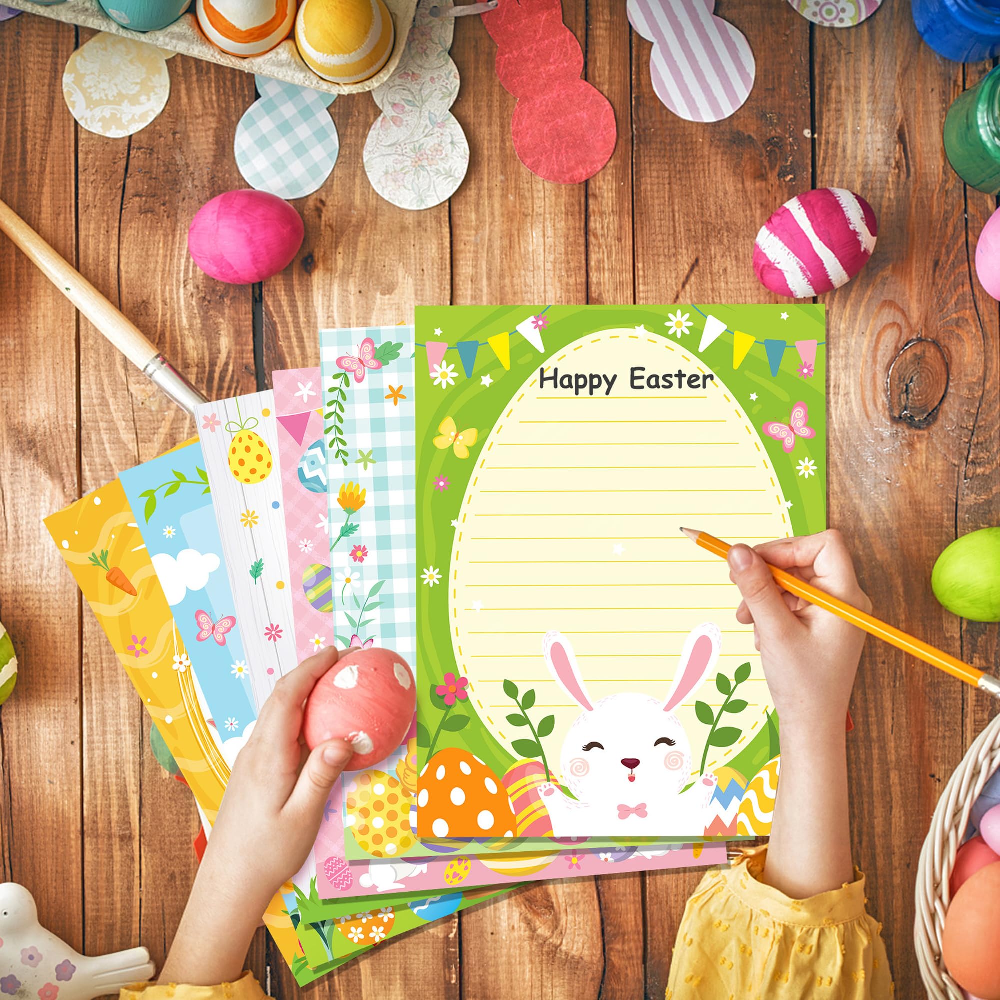 Easter Stationery Templates Amazon.com : GLKTOPO 60 Sheets Easter