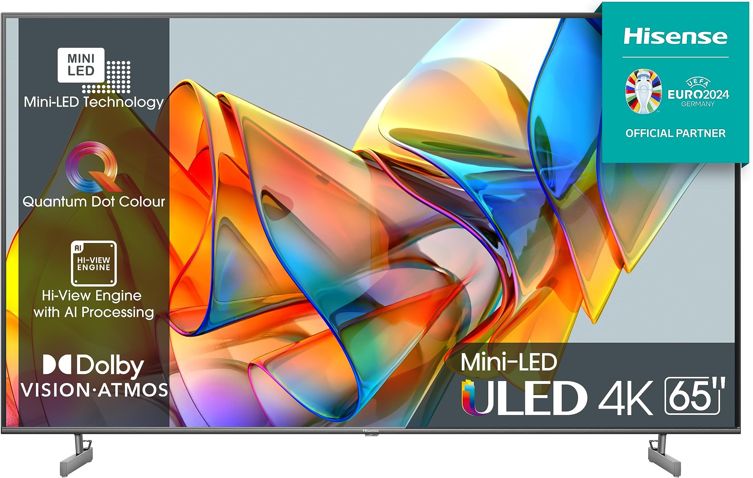 Hisense 65" ULED Mini-LED 4K 2023 65U62KQ, Smart TV VIDAA U6, Dolby Vision, HDR 10+, Game Mode ...