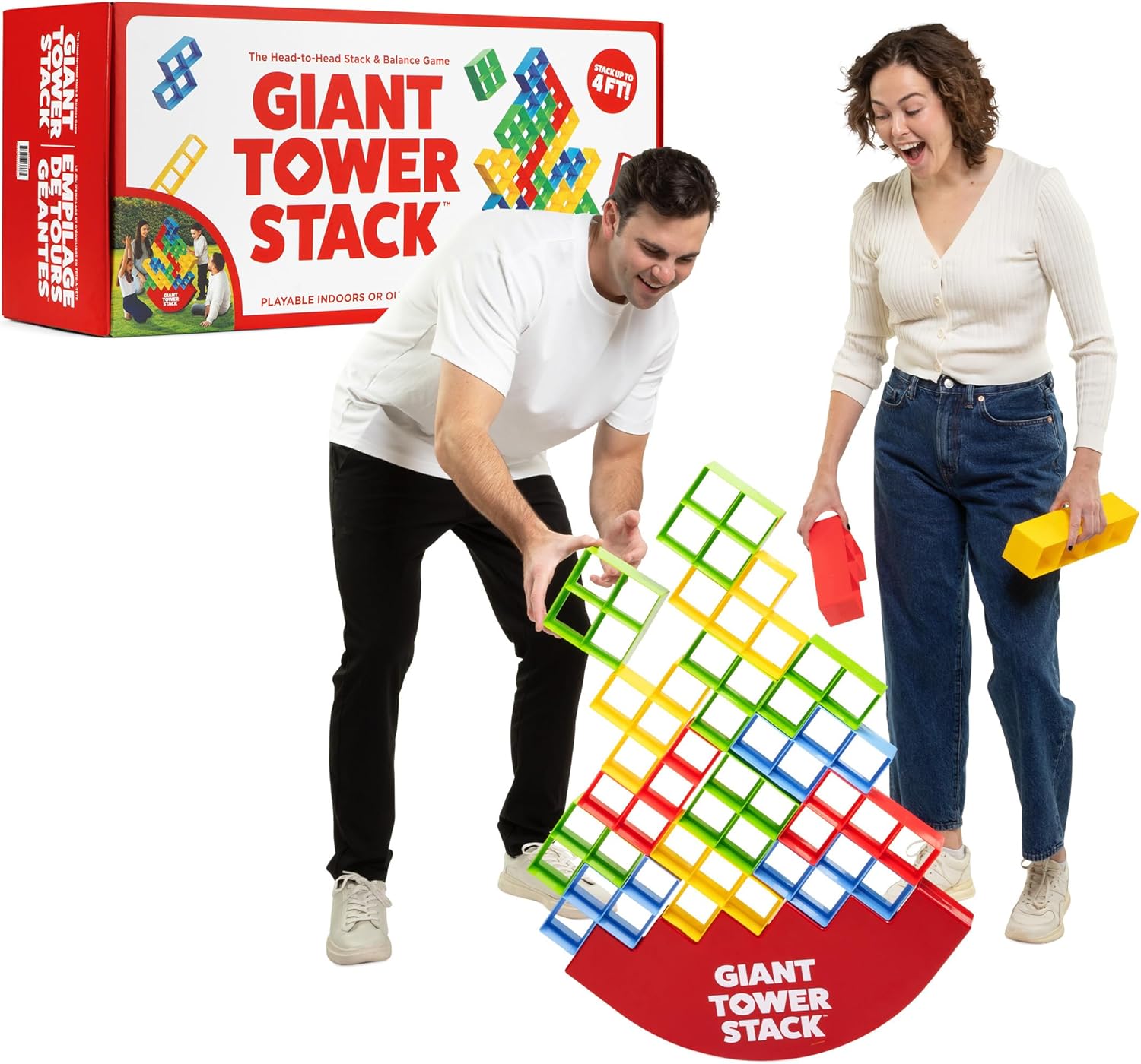 Amazon.com: Giant Tower Stack by Relatable, The Jumbo Block Game Where ...