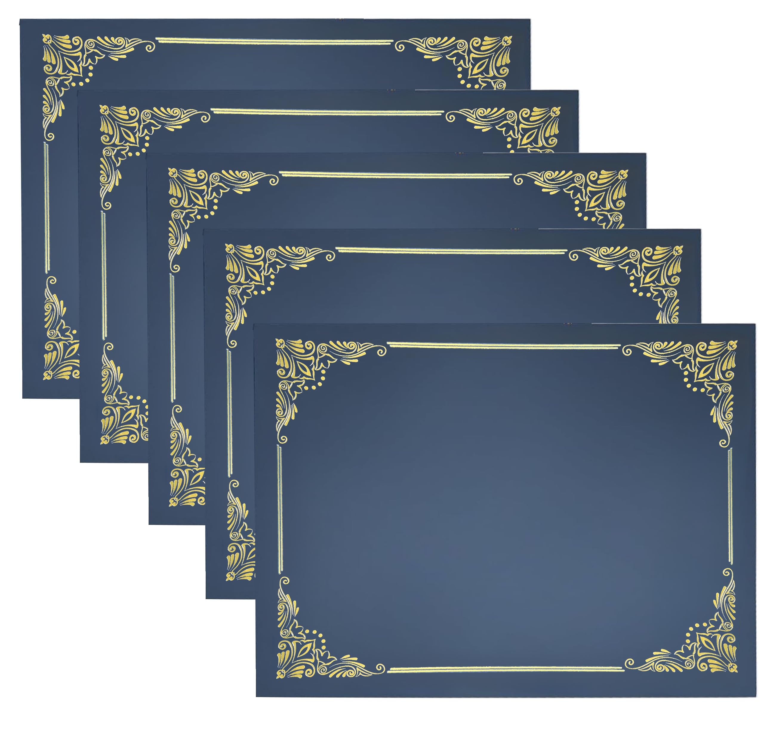 Snapklik.com : 5 Packs, Certificate Holders, Diploma Covers, Gold Foil ...