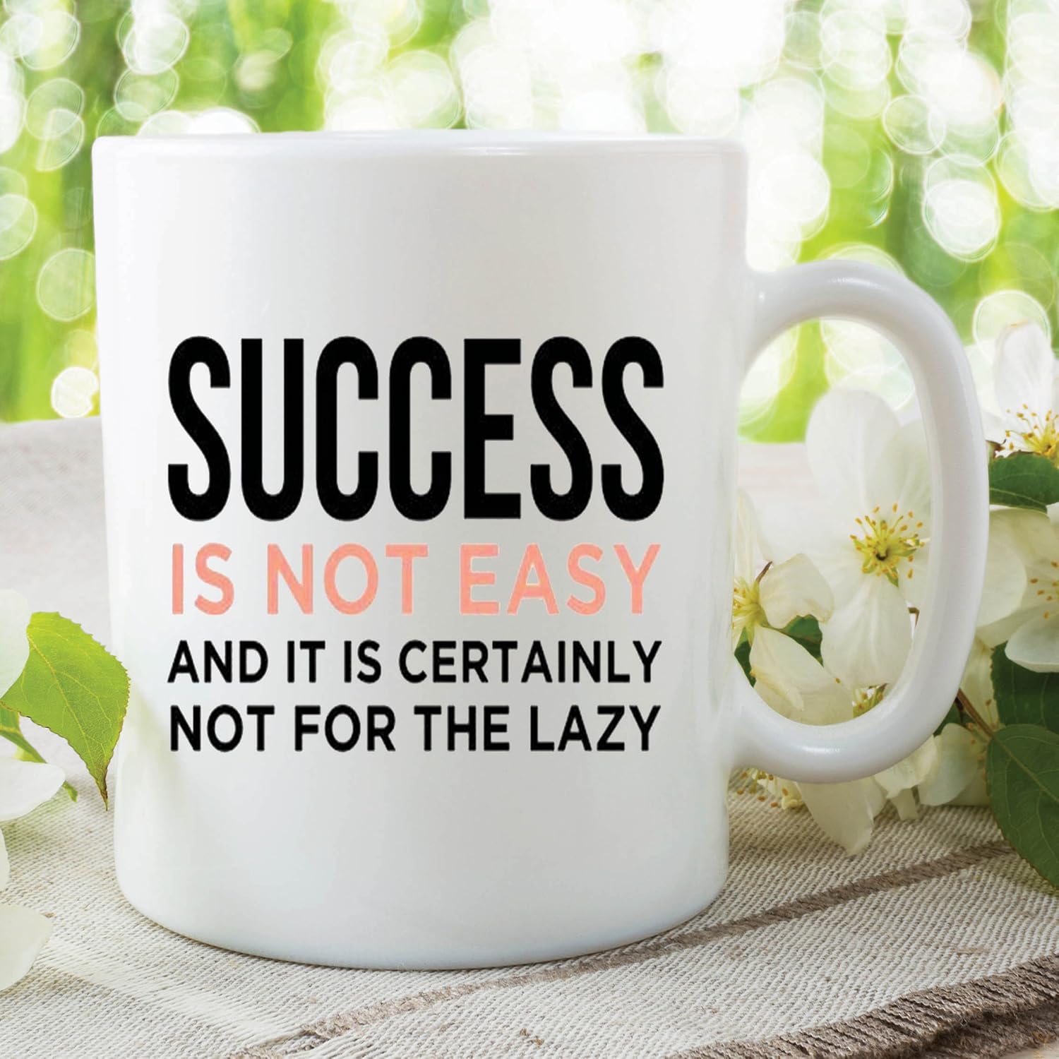 Amazon.com: Funny Novelty Mugs Adult Humour Success Lazy Office Work ...