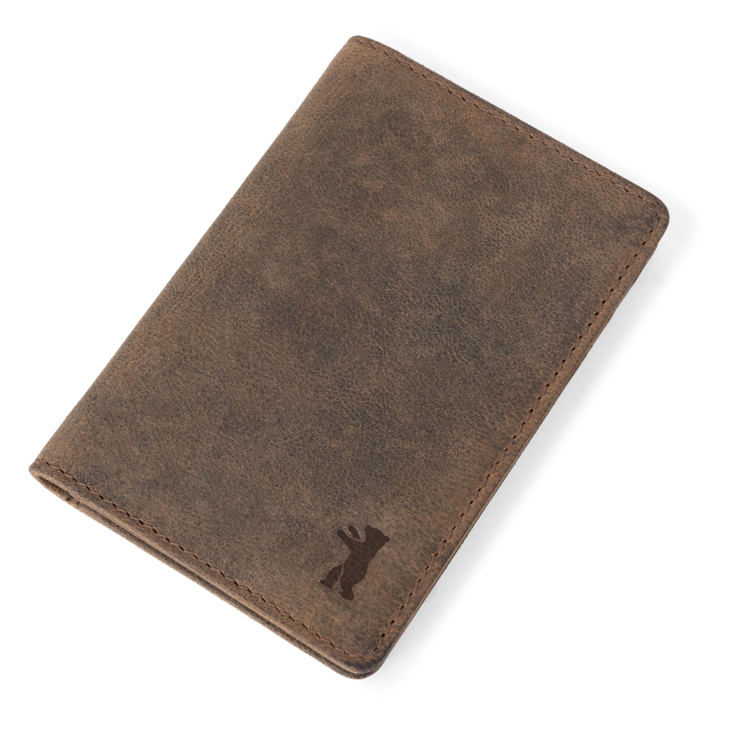 Amazon.com: BERLINER BAGS Vintage Genuine Leather Card Holder Porto ...