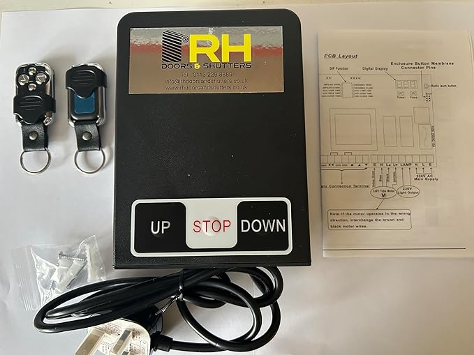 Garage Roller Shutter Door Replacement Remote Control Receive and fobs ...