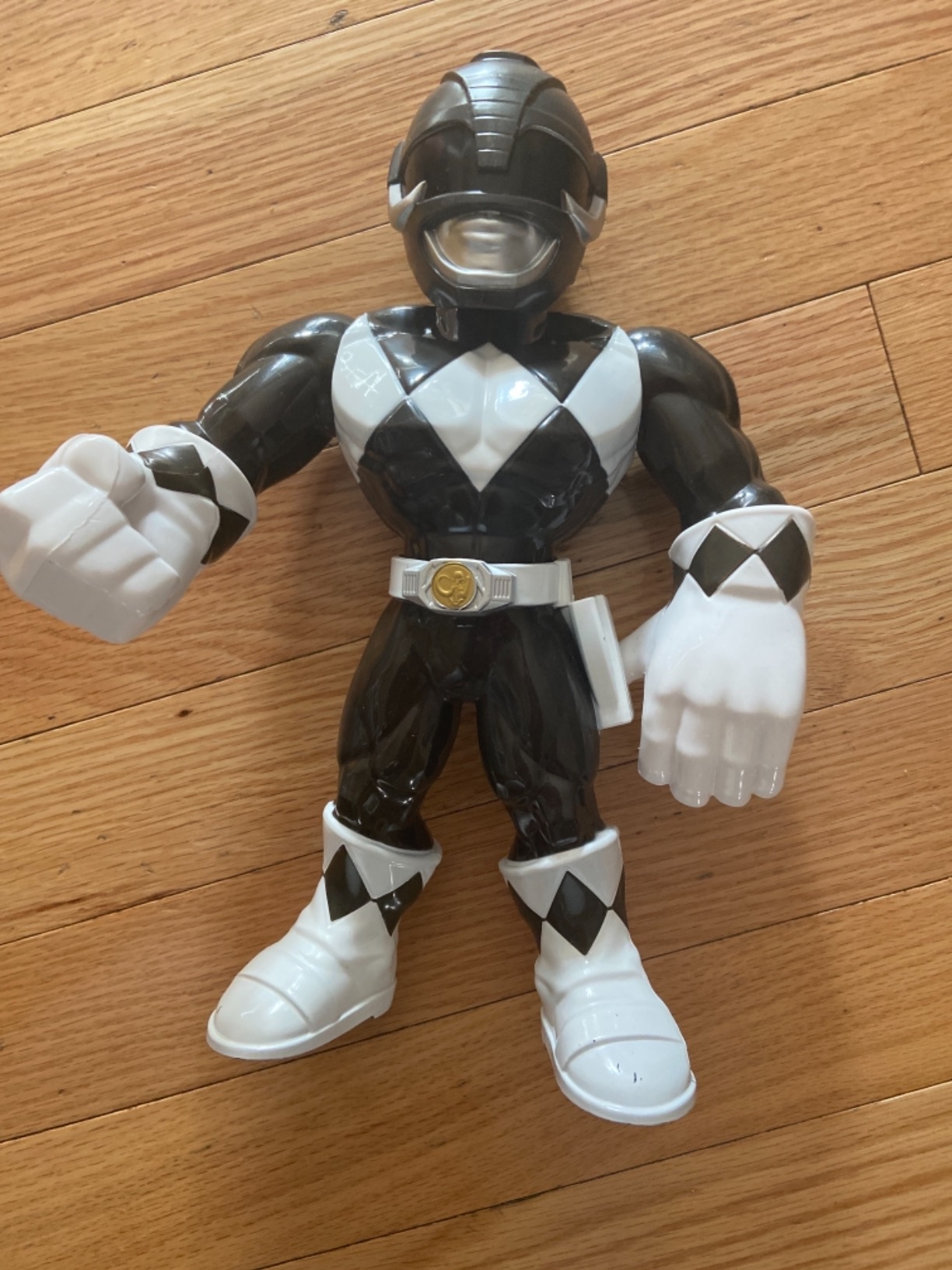 Playskool Heroes Mega Mighties Power Rangers Black Ranger 10-inch ...