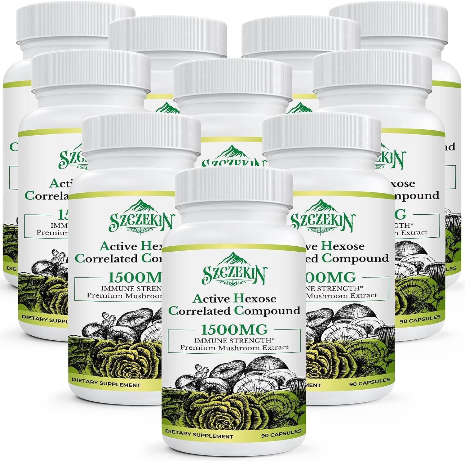 Amazon.com: Mushroom Wisdom Mushroom Emperors, 120 Count : Beauty ...