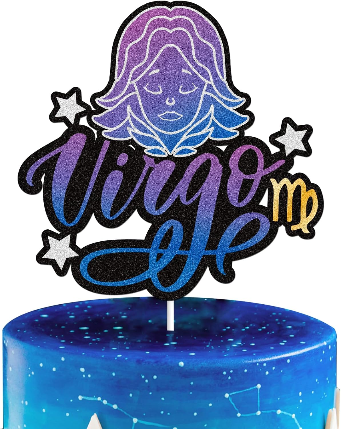 Amazon.com: Happy Birthday Cake Topper 12 Constellations Happy Birthday ...