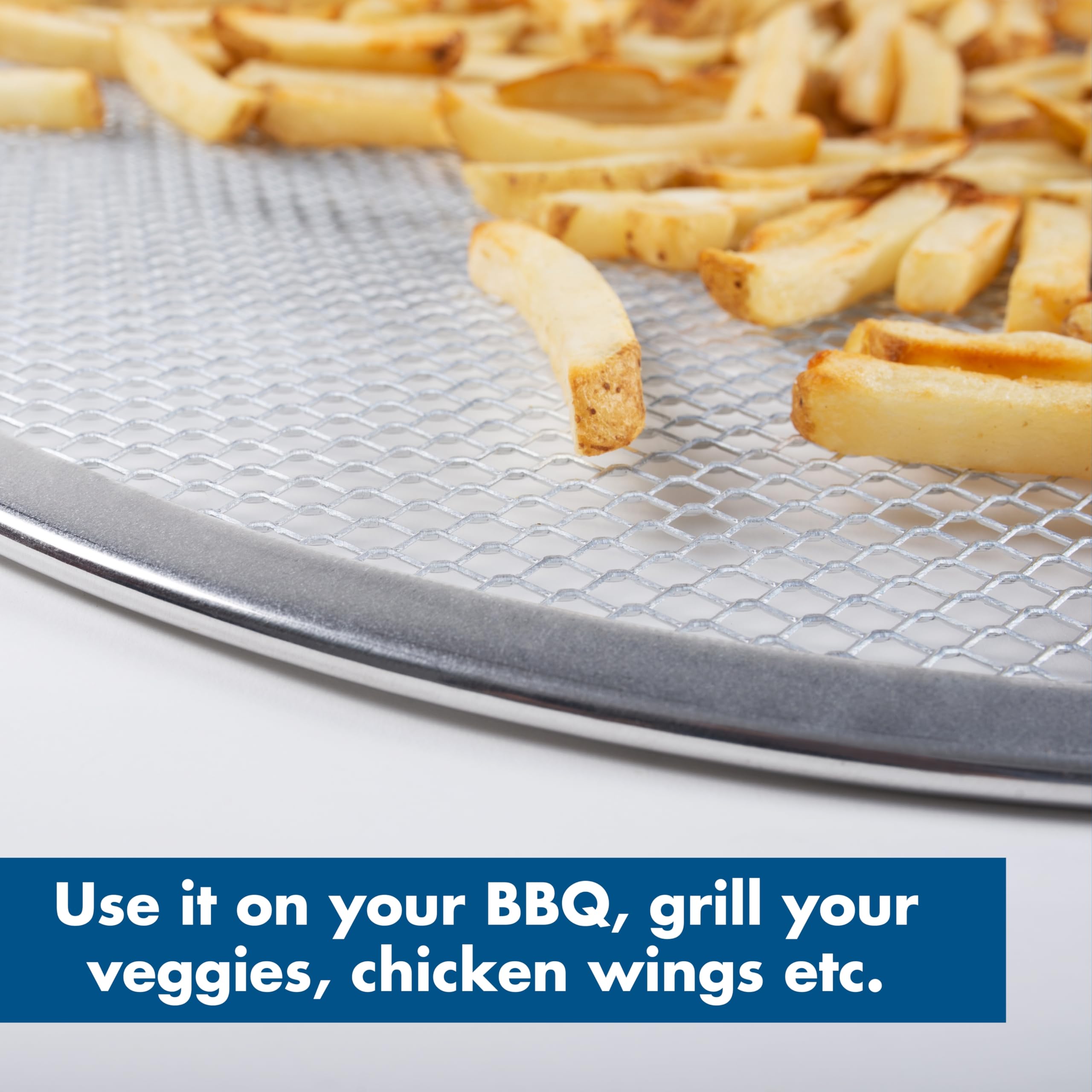 Snapklik.com : Pizza Screen, 16 Inch, 1 Pack, Seamless Rim, Restaurant ...