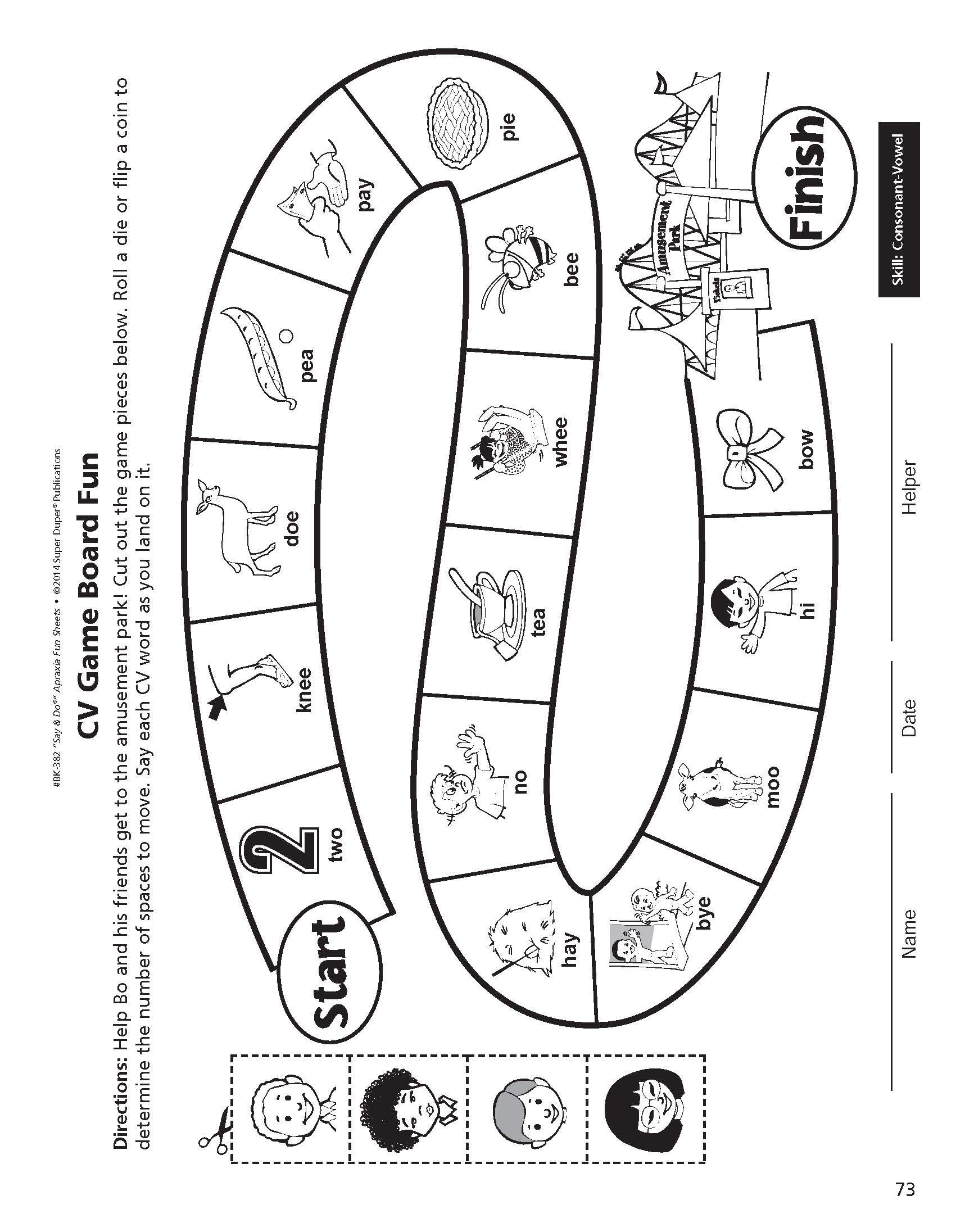 Buy Super Duper Publications | Say & Do Apraxia Fun Sheets - 160 ...