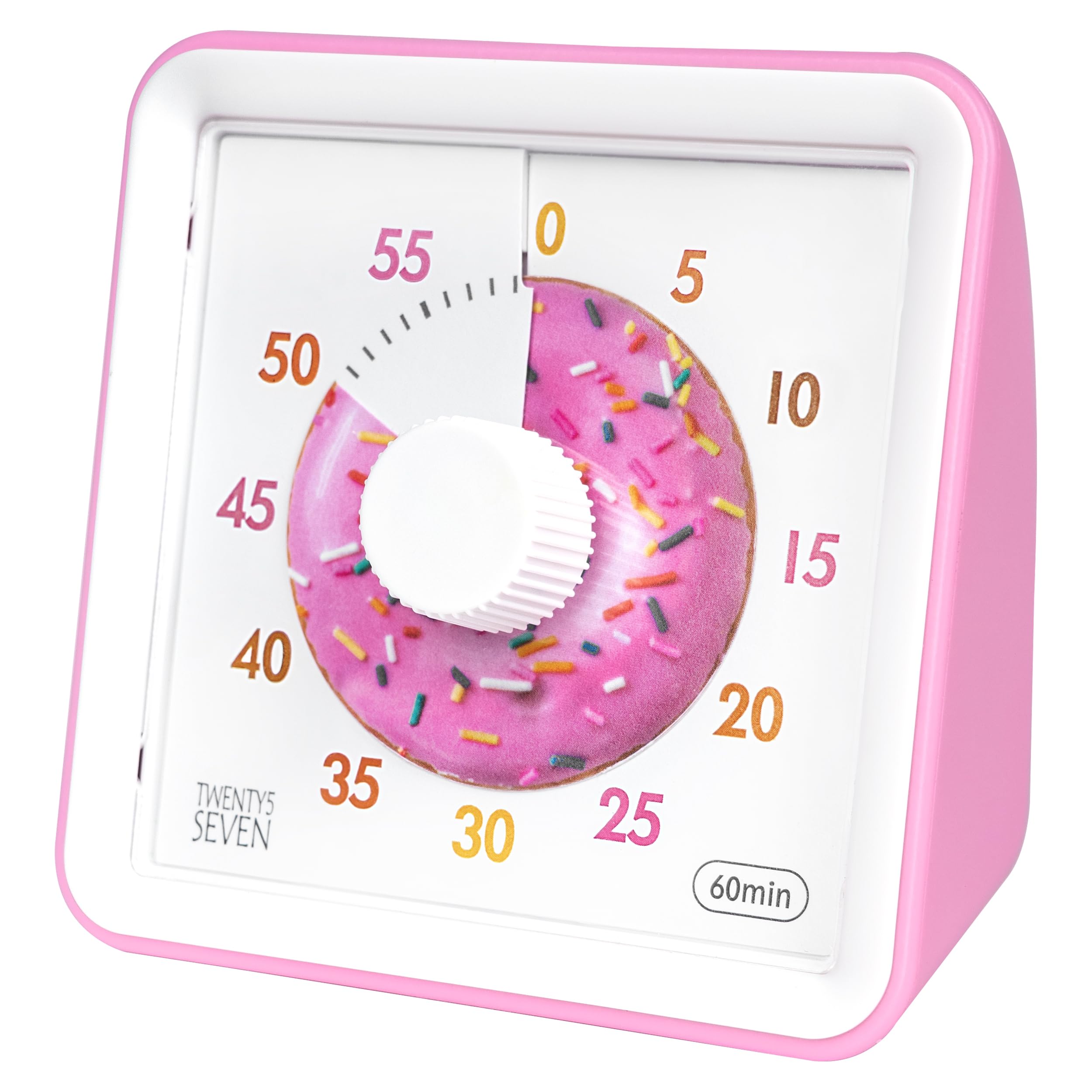 TWENTY5 SEVEN Visual Timer with Protective Case, 60-Minute Countdown ...