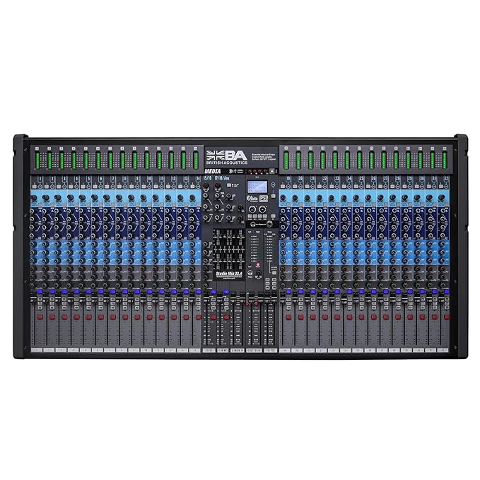 British Acoustics - Studio Mix 32.4 32 Channel Live Mixing Console ...