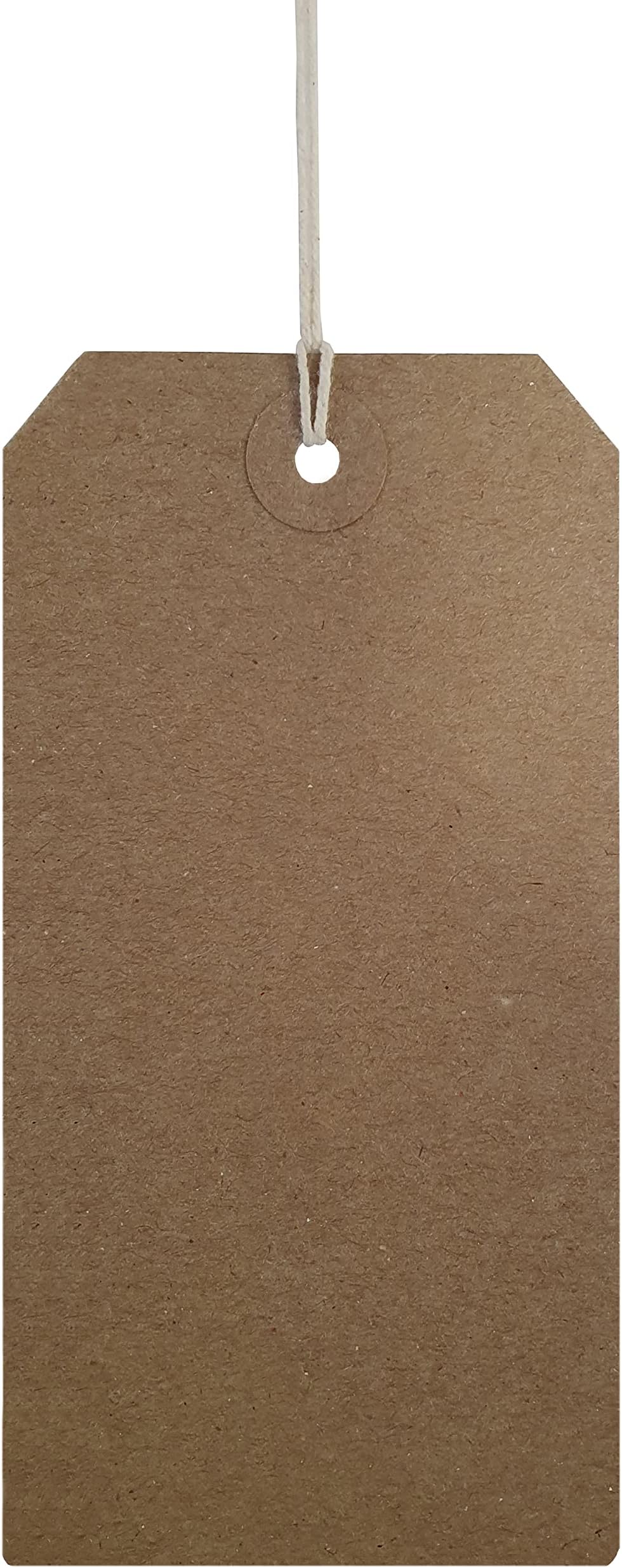 Swift Strung Tags Brown Reinforced Card Clothing Parcel Label String ...